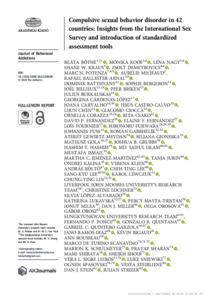 Compulsive sexual behavior disorder in 42 countries: Insights from the International Sex Survey ...